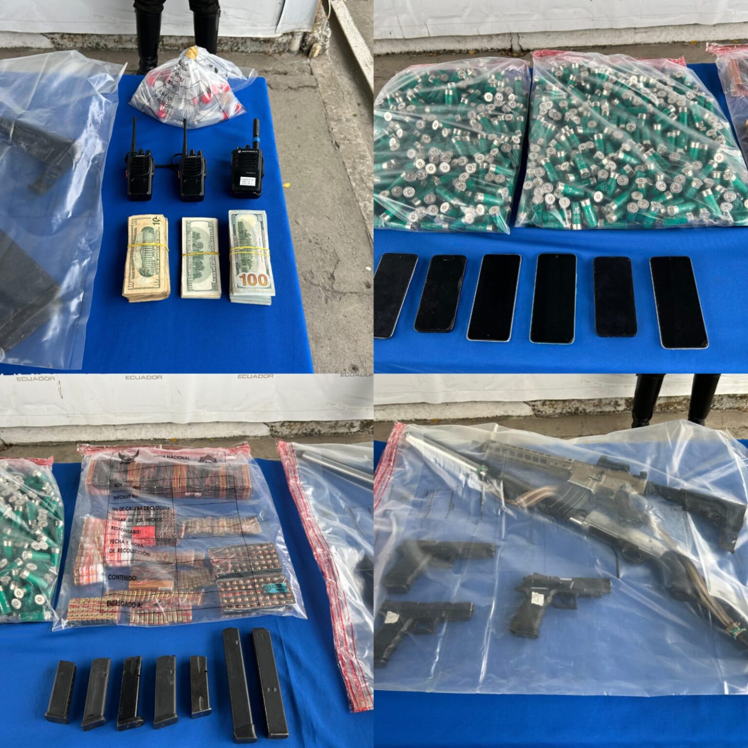 6 capturado, 5 armas de fuego y más de mil cartuchos dejó un operativo ejecutado en El Oro ...